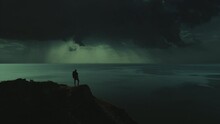 Night Cliff Background Free Stock Photo - Public Domain Pictures