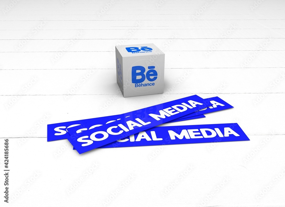 behance, social media background design Stock Photo | Adobe Stock