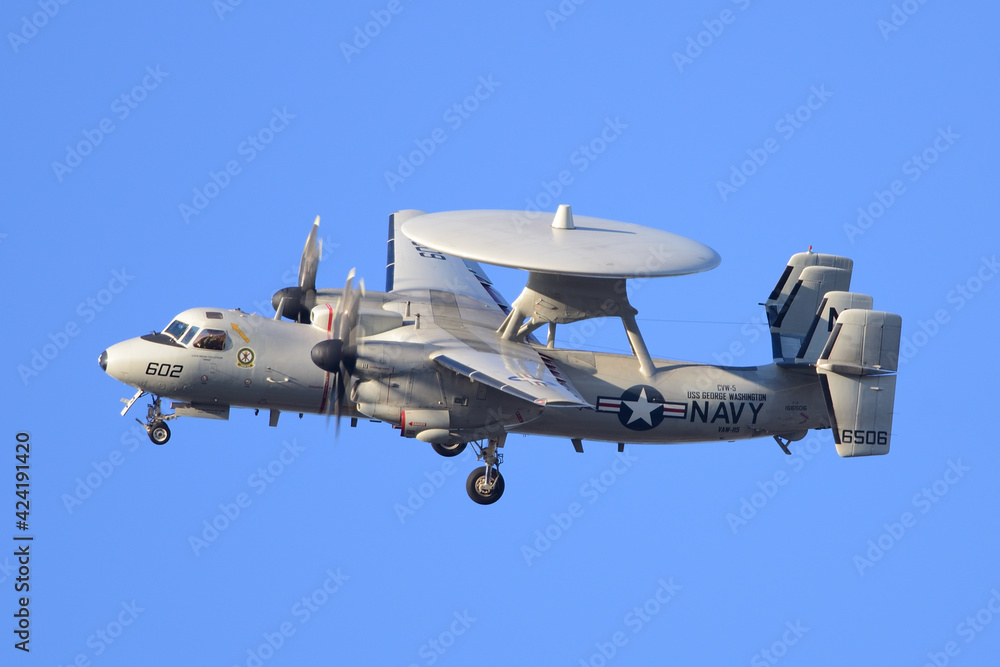 Kanagawa, Japan - January 12, 2015: United States Navy Northrop Grumman ...