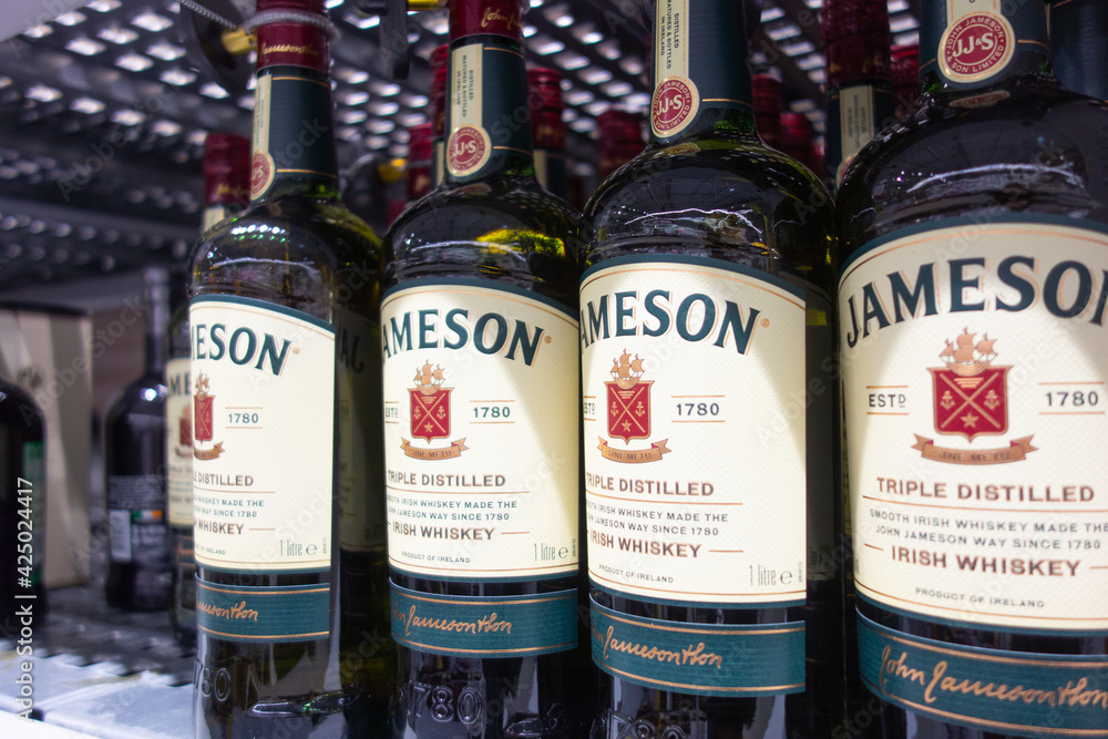 Foto de Stock Jameson Irish Whiskey. Jameson is by far the best selling ...