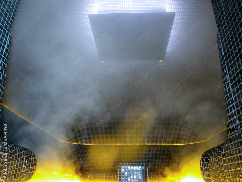 Steam or Turkish bath Hammam sauna with oceanview or view of the sea ...