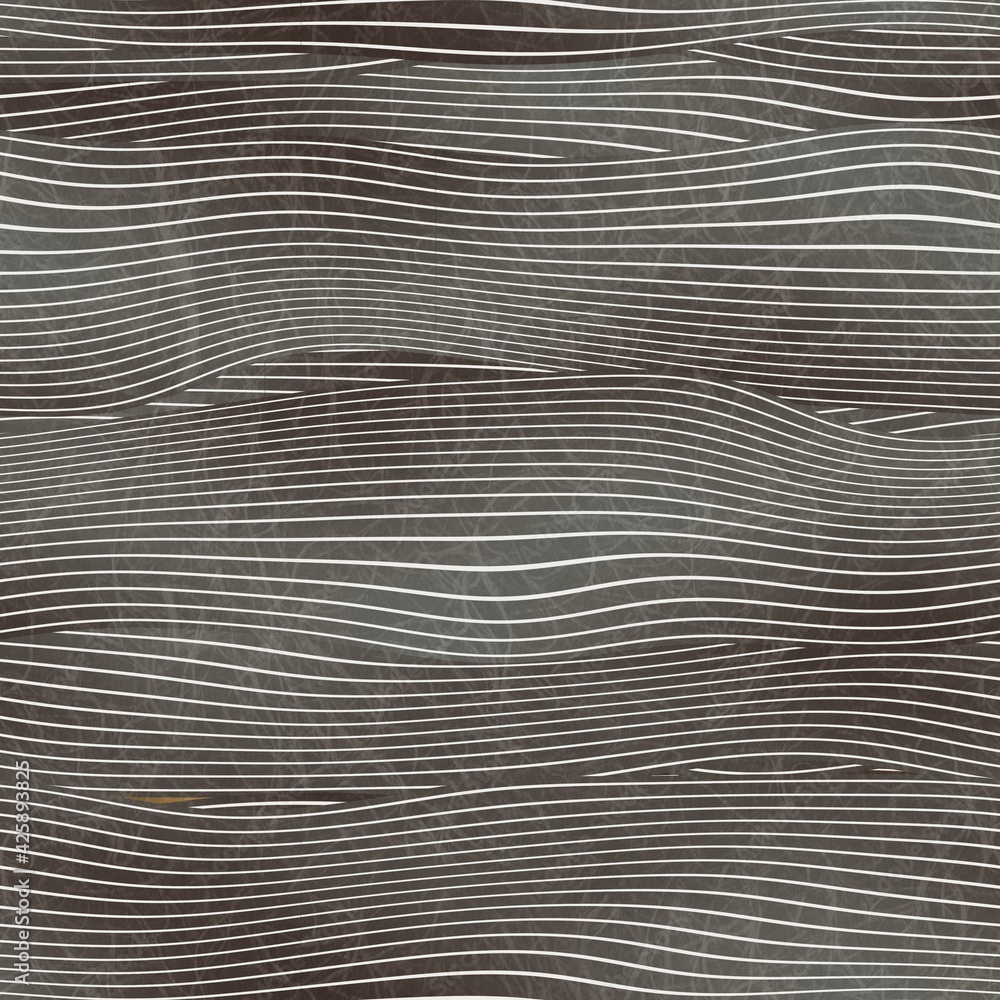 Seamless natural landscape hill pattern for print. Horizontal line ...