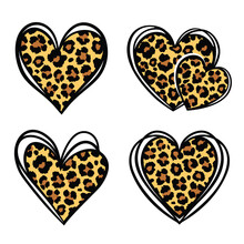 Leopard Heart Transparent Free Stock Photo - Public Domain Pictures