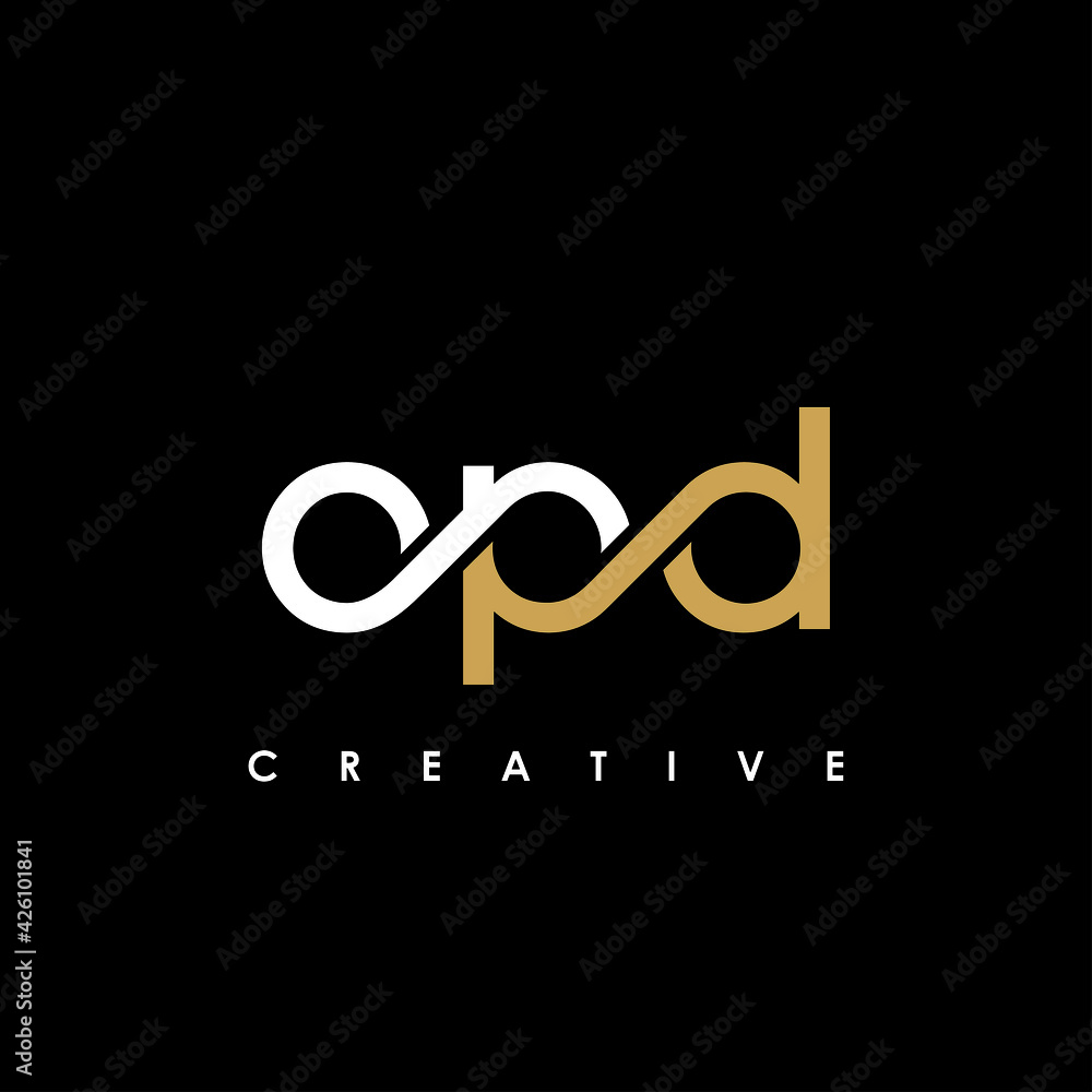 OPD Letter Initial Logo Design Template Vector Illustration Stock ...