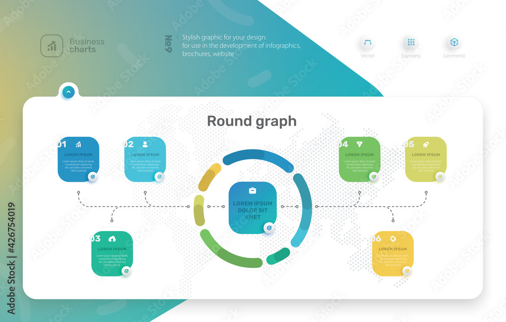 Image vectorielle Stock Vector infographic chart template. Business ...