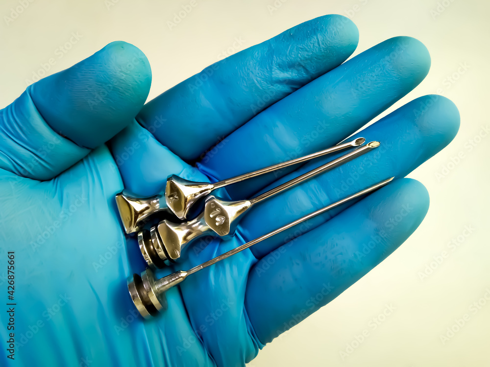 Lumber Puncture Needle on doctor hand for Cerebro Spinal Fluid (CSF ...