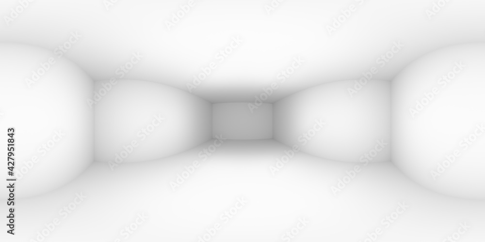 Simple white room hdri environment map Stock Illustration | Adobe Stock