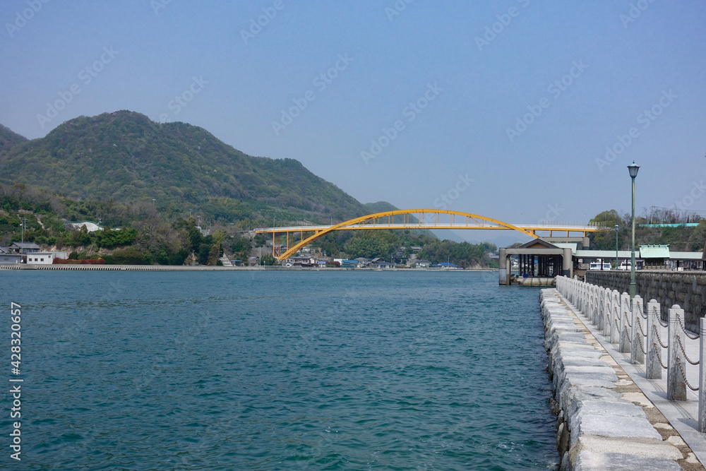 Kone ohashi bridge at Ikuchi island in Onomichi-city, Hiroshima, Japan ...