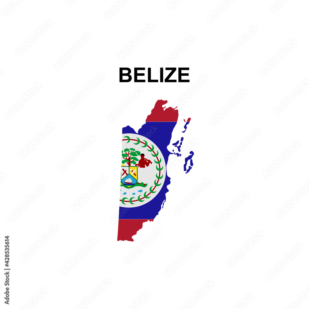 maps of Belize icon vector sign symbol Stock Vector | Adobe Stock