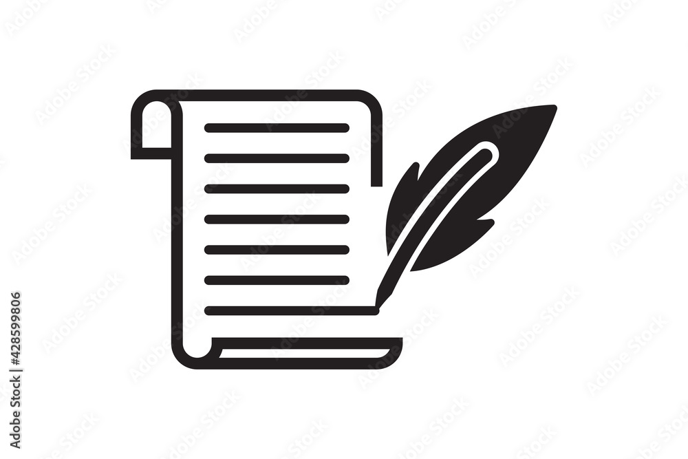 History line icon, outline vector sign. Symbol, icon, logo illustration ...