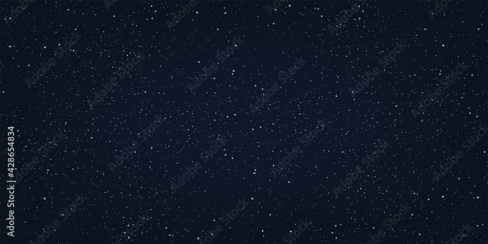 Realistic galaxy sky, Starry nights with bright shiny stars, Shining ...