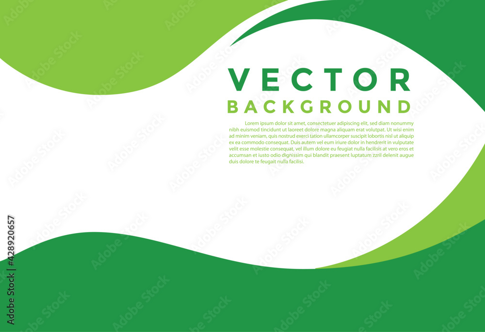 Green background vector lighting effect graphic for text and message ...