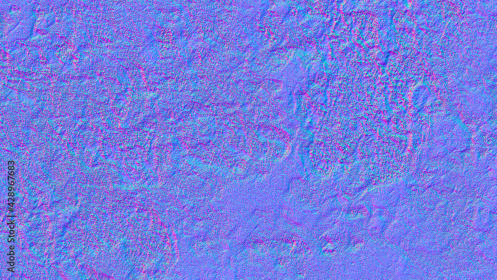 Normal map texture background wall for work 3D Stock Illustration ...