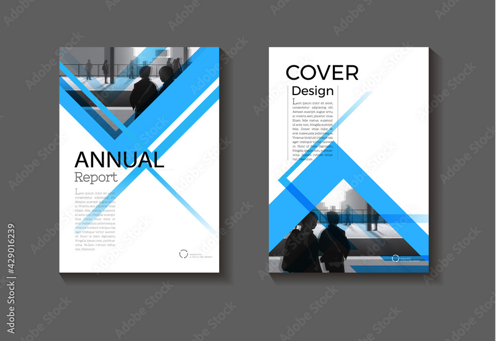 cover blue abstract background modern design modern book cover Brochure ...