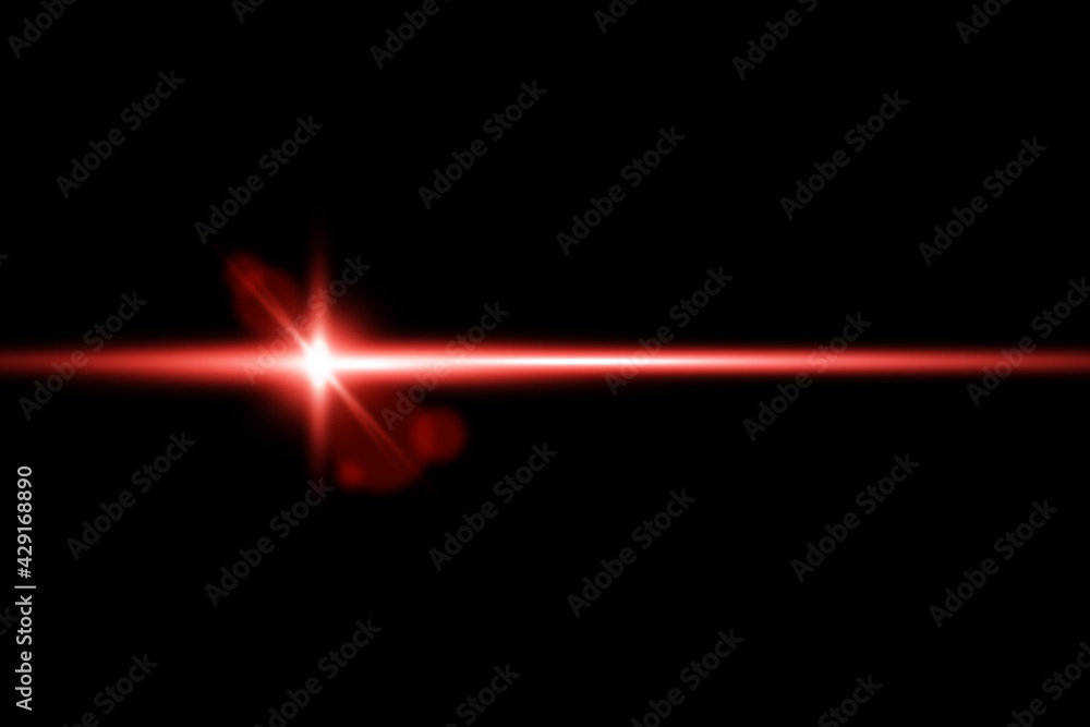 Red laser beams dividers lens flare Stock Photo | Adobe Stock