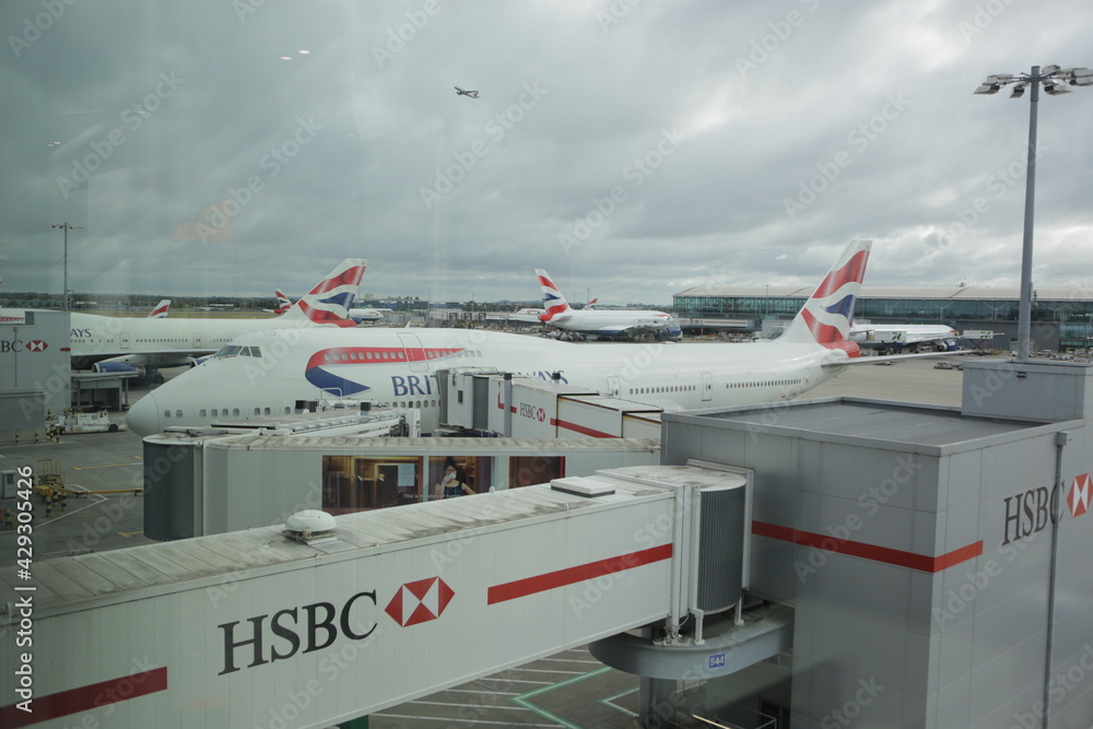 Foto de Stock London, Heathrow, UK 2.09.2019 - British Airways Boeing ...