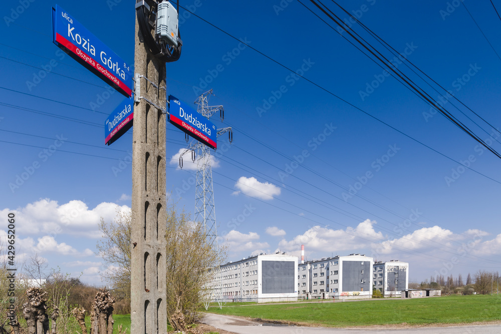 osiedle Dudziarska w Warszawie Stock Photo | Adobe Stock