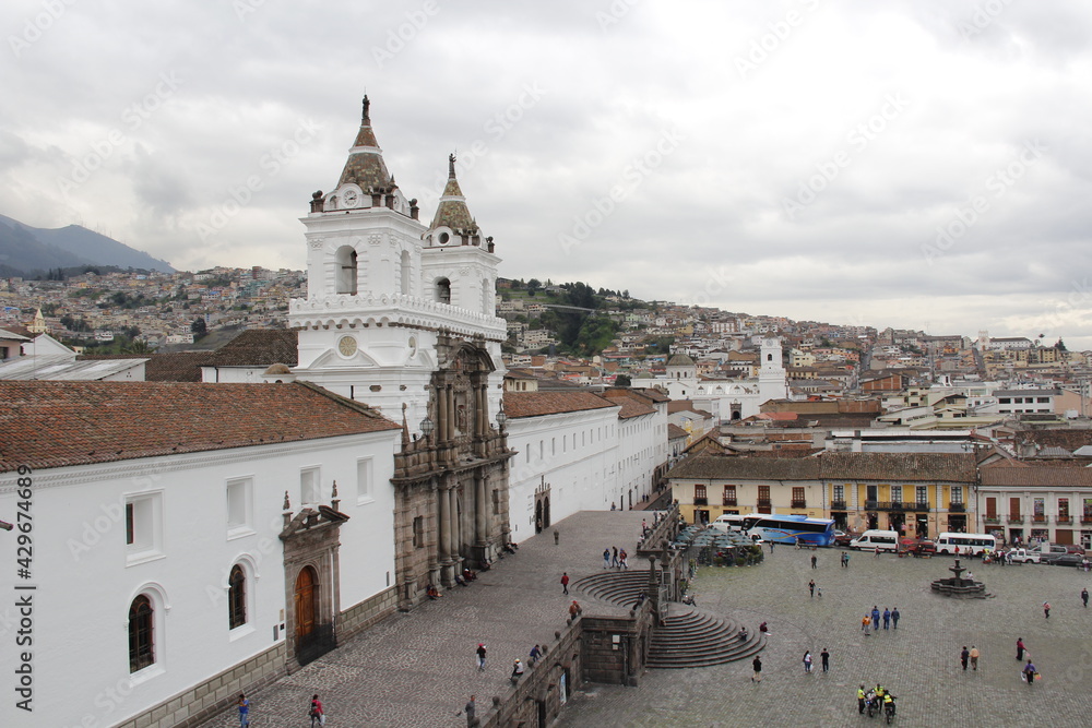 Centro histórico de Quito, Ecuador Stock Photo | Adobe Stock