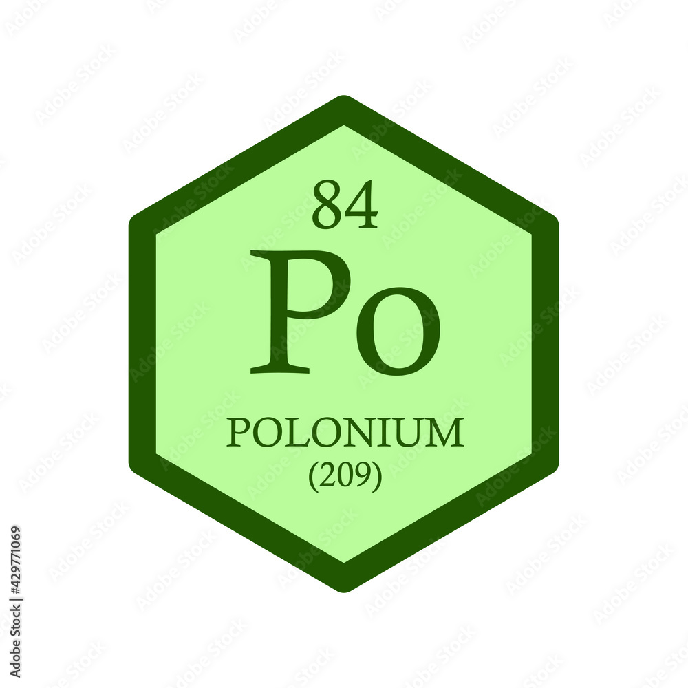 Po Polonium Post transition metal Chemical Element Periodic Table ...