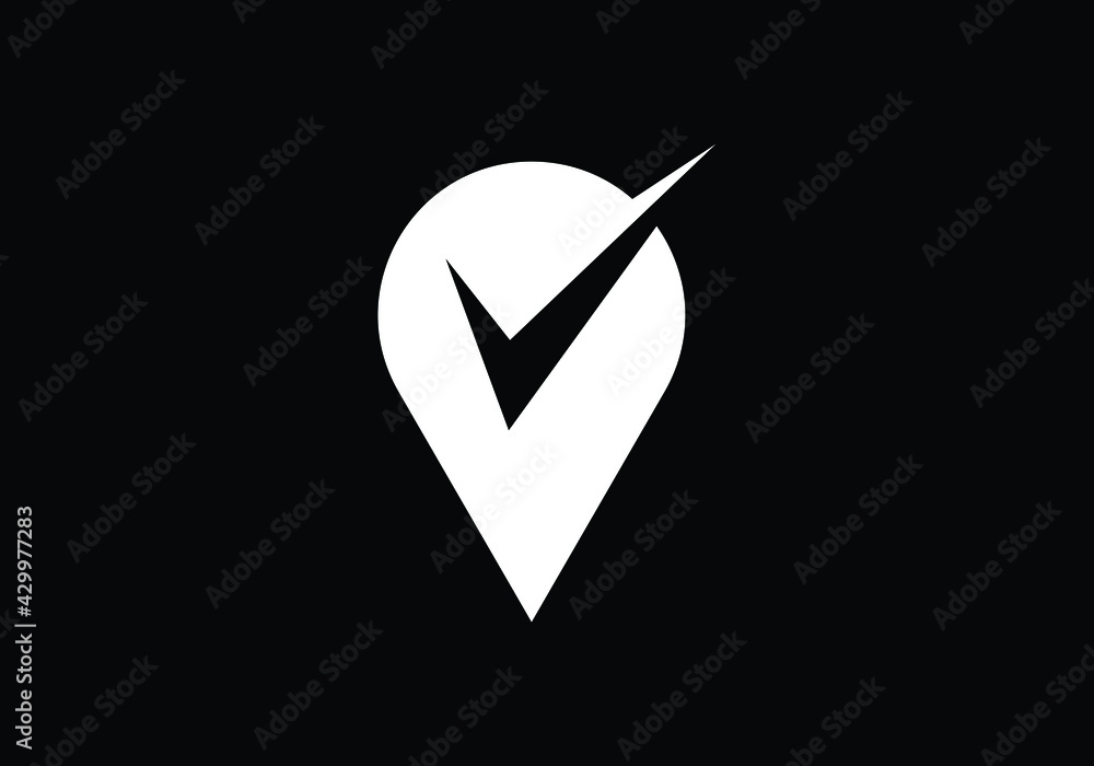 Check mark icon, Logo element illustration, check mark symbol design ...