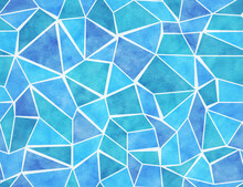 Blue Mosaic Pattern Free Stock Photo - Public Domain Pictures