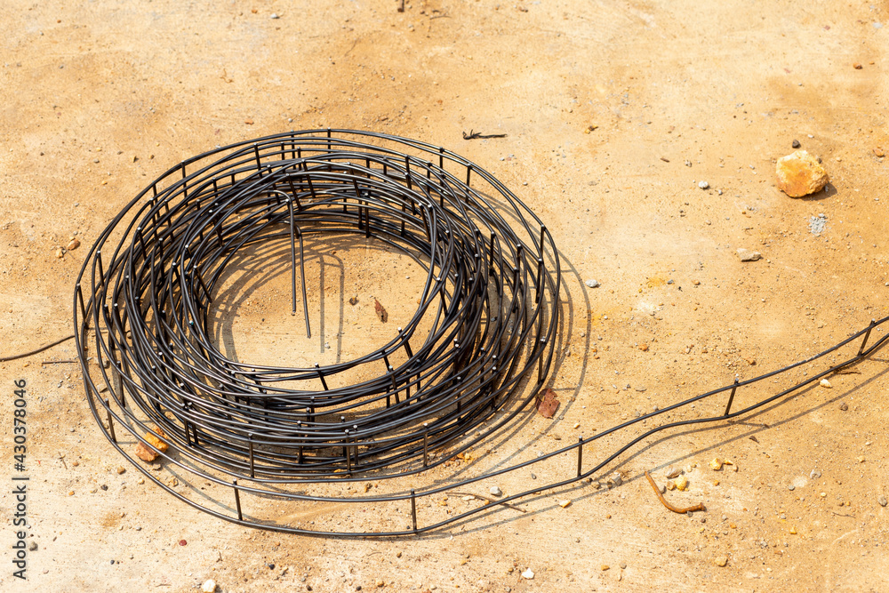 Steel coil Used in construction Used as a structure of cement For the ...