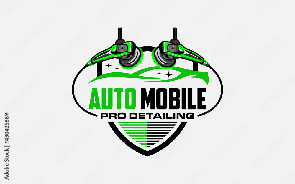 Illustration vector graphic of auto detailing servis logo design ...