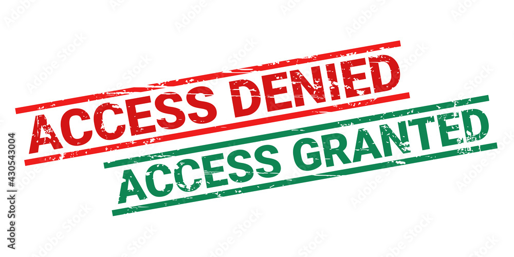access granted stamp