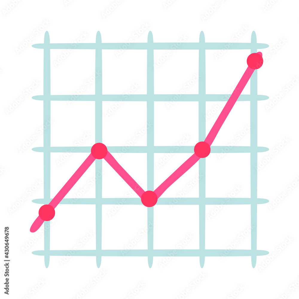 Statistics Sign Emoji Icon Illustration. Diagram Vector Symbol Emoticon ...
