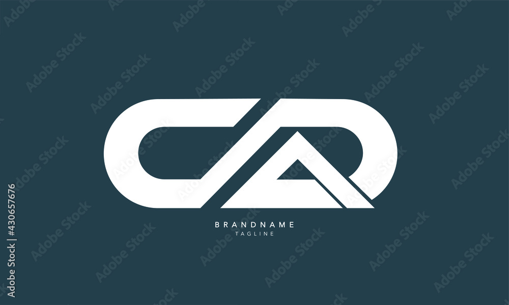 Alphabet letters Initials Monogram logo CAD, CDA Stock Vector | Adobe Stock