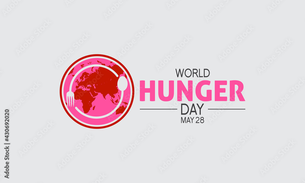 World Hunger Day Food Prevention and awareness Vector Concept. Banner ...