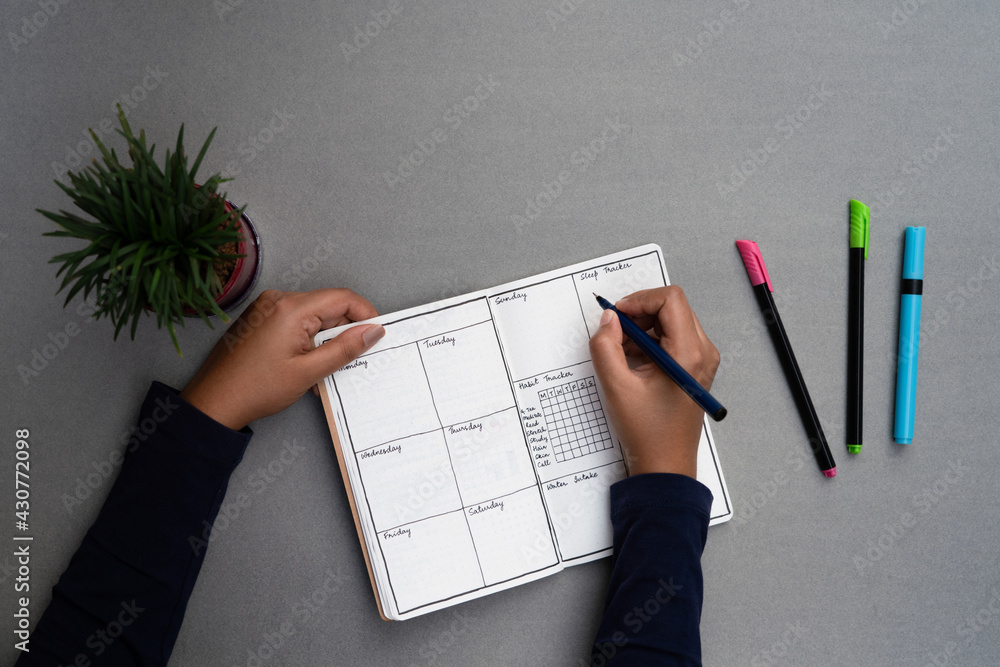 Journaling daily for mental well being and personal development. Weekly ...