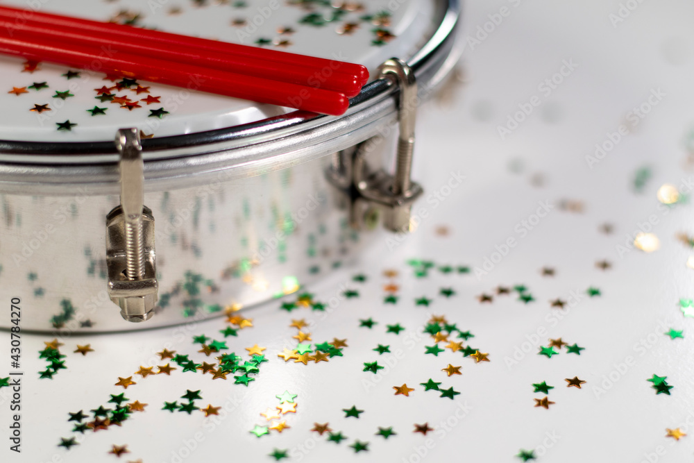 Tamborim. Brazilian instrument of percussion used to play samba used in ...