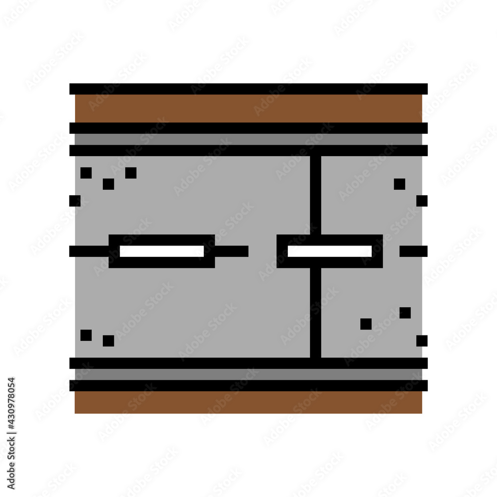 road concrete color icon vector. road concrete sign. isolated symbol ...