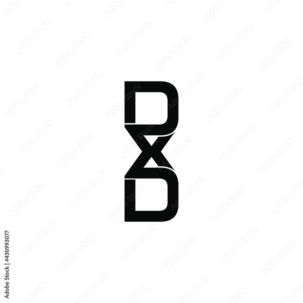 dxd letter original monogram logo design Stock Vector | Adobe Stock