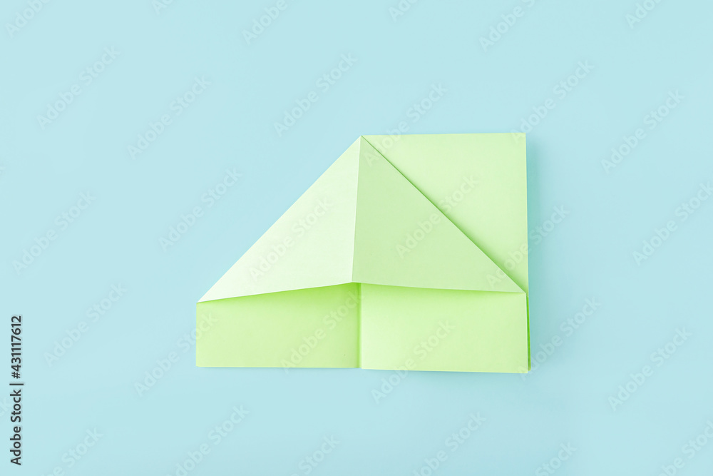 DIY and kids creativity. Step by step instruction: how to make origami ...