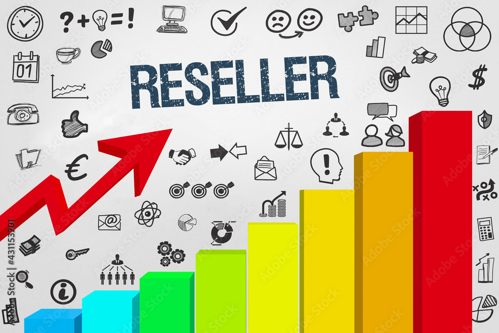 Reseller Stock Illustration | Adobe Stock