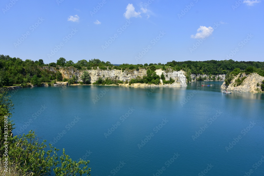 Park na Zakrzówku, Zakrzówek, zalew, zbiornik wodny po dawnym ...