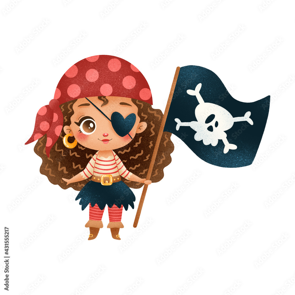 Girl Pirate Animated
