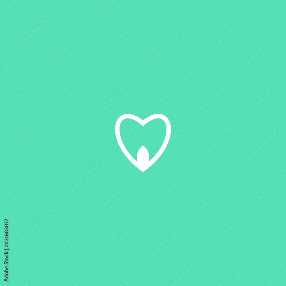 love dental logo vector, dental logo, tooth logo, tooth vector Stock ...