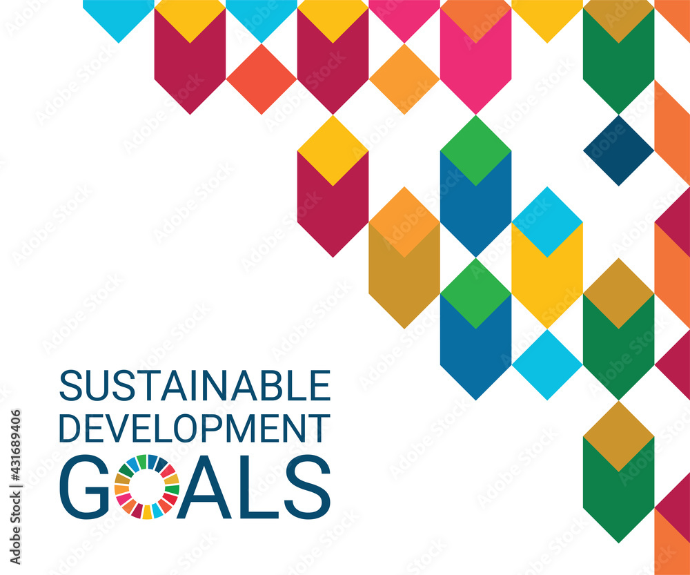 Cover. Sustainable Development Goals Colors. Vector Illustration Stock ...