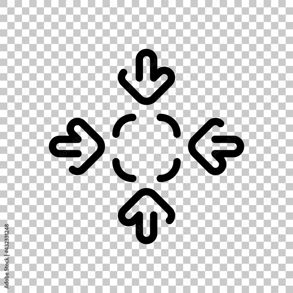 Compact Size, change scale, resize picture, full screen, simple icon ...