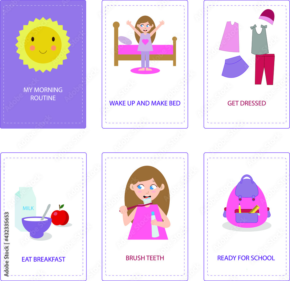 Kids Daily Responsibilities Chart, Kids Daily Routine, Chore Chart ...