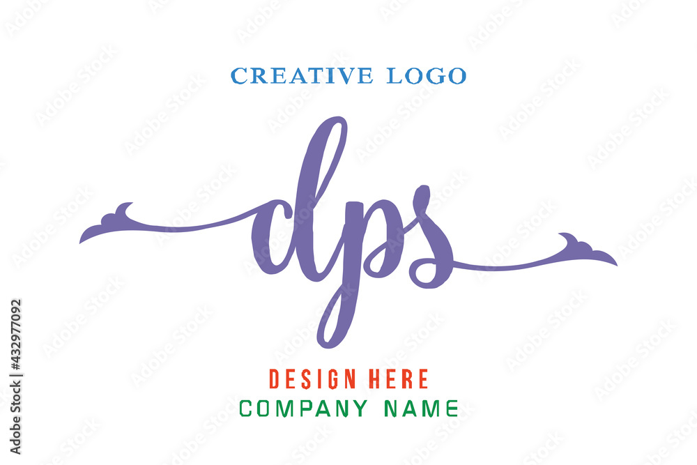 DPS lettering logo is simple, easy to understand and authoritative ...