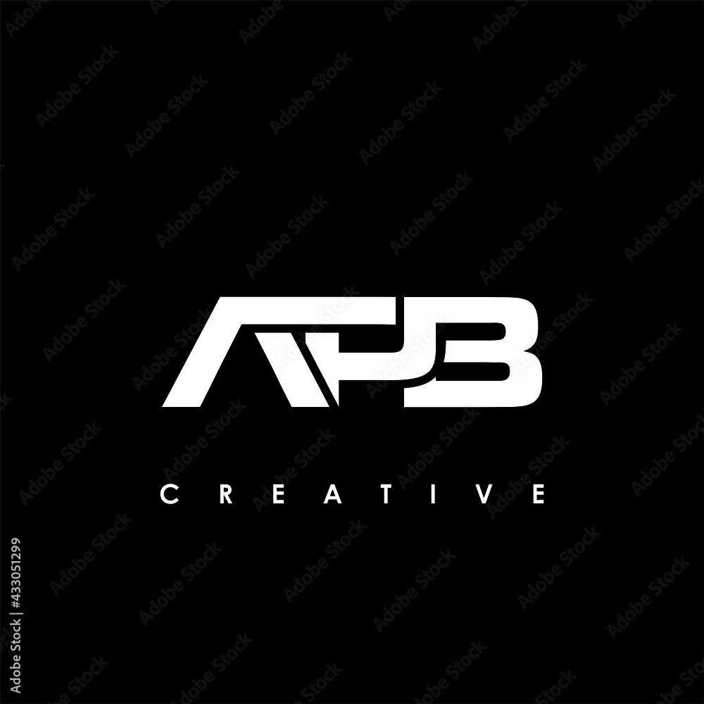 APB Letter Initial Logo Design Template Vector Illustration Stock ...