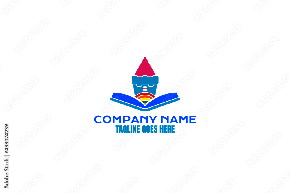 logo for kids library Stock Vector | Adobe Stock