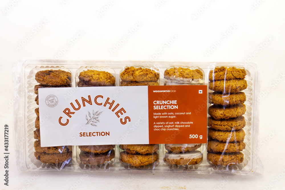 Johannesburg, South Africa - a packet of Crunchies biscuits from ...