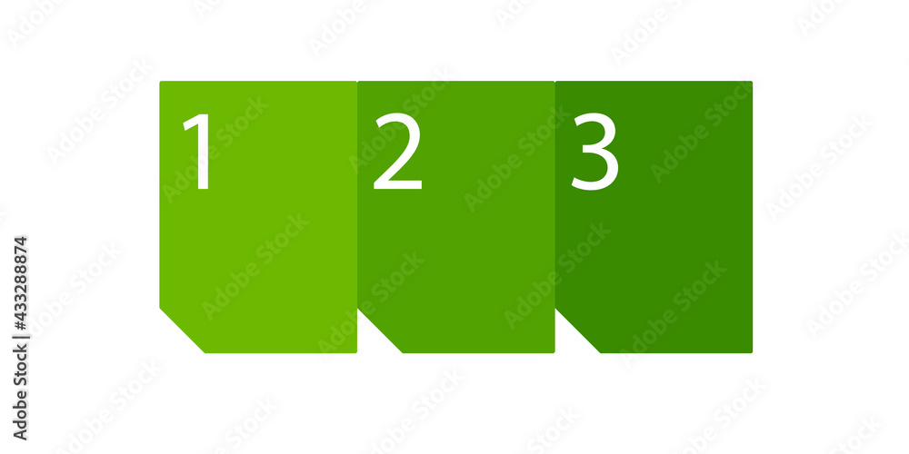 Phase 1 2 3 design. Clipart image Stock Vector | Adobe Stock