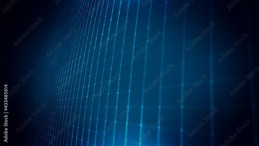 Abstract Digital Data Plexus Technology Background/ 4k animation of an abstract plexus shape ...