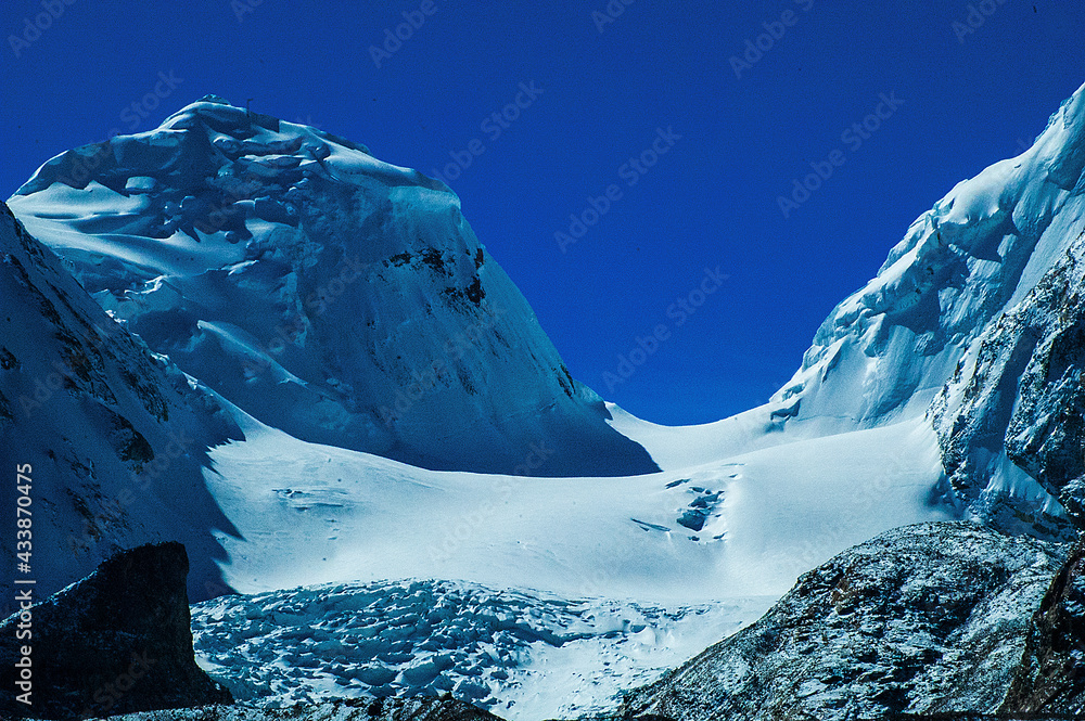 Gurudongmar Lake, Sikkim, India and it's way from Lachen, North Sikkim ...